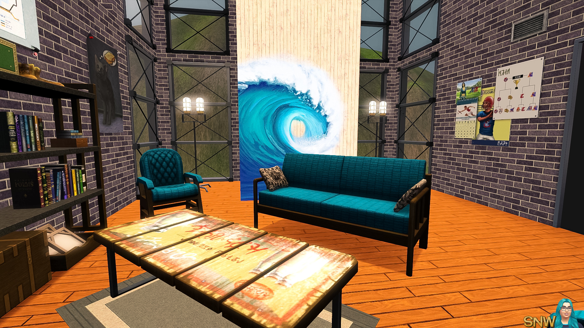 Hipster Central Lofts | SNW | SimsNetwerk.com