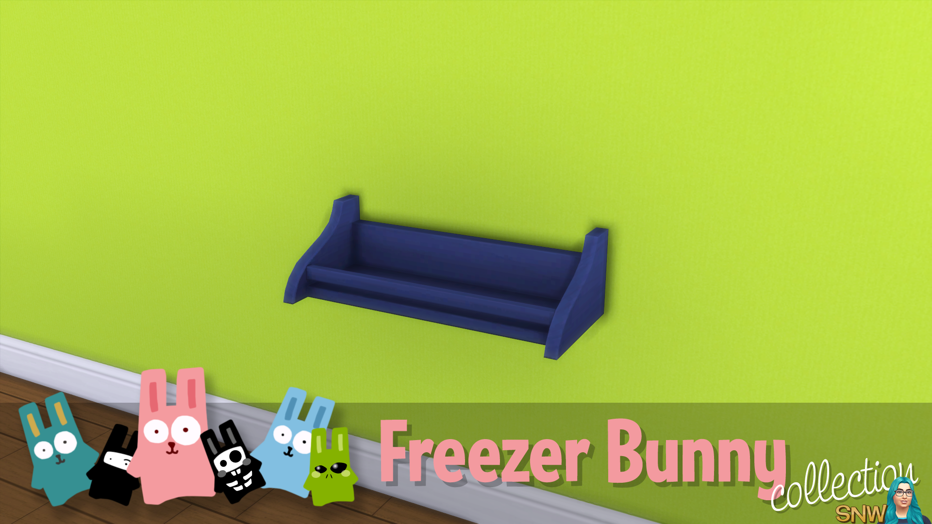 Freezer Bunny Collectie: Plank | SNW | SimsNetwerk.com